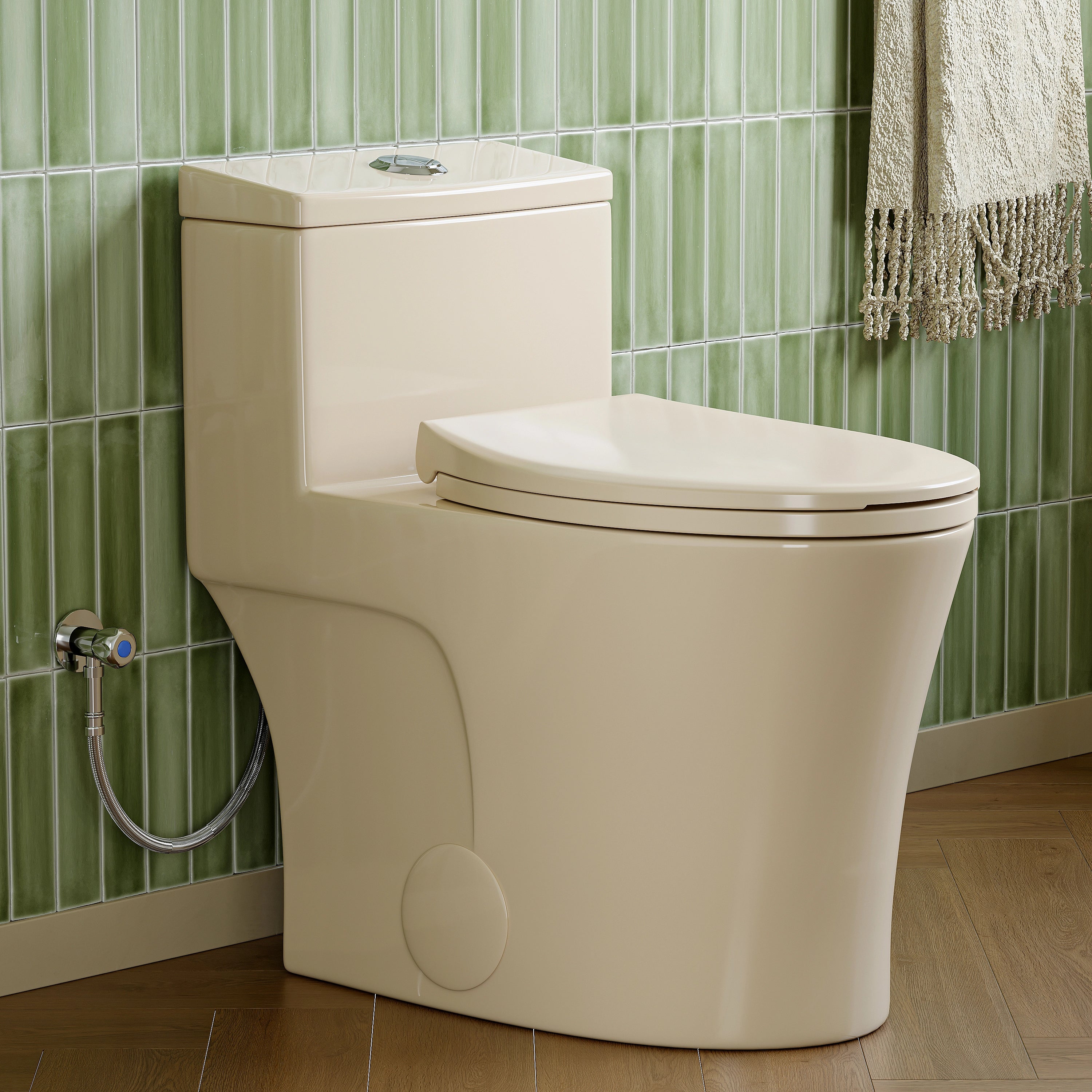 Biscuit Color Toilet Canada – Dual Flush & Comfort Chair Height – horow-ca